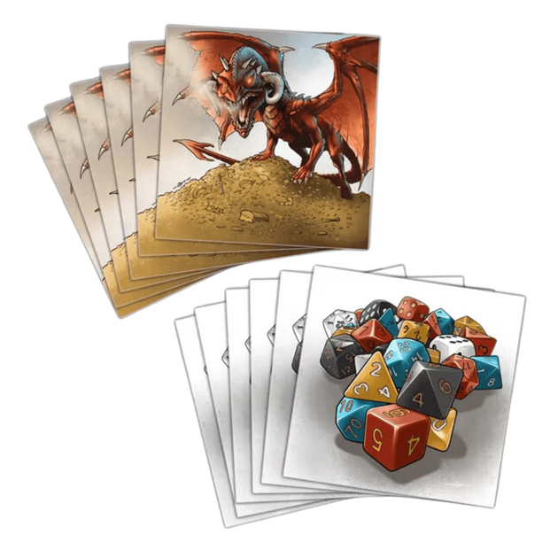 RPG Greeting Cards (12 Pack) - 2 Designs | JustPlayGames