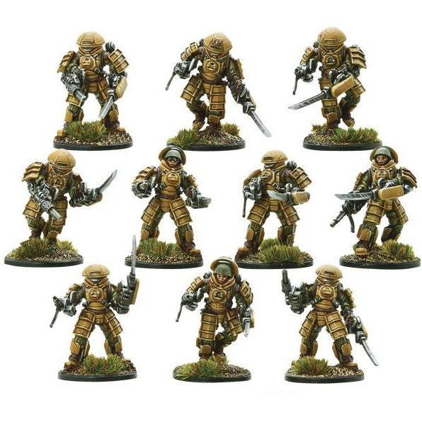 Konflikt '47 Japanese Assault Frame Armoured Infantry Squad | JustPlayGames